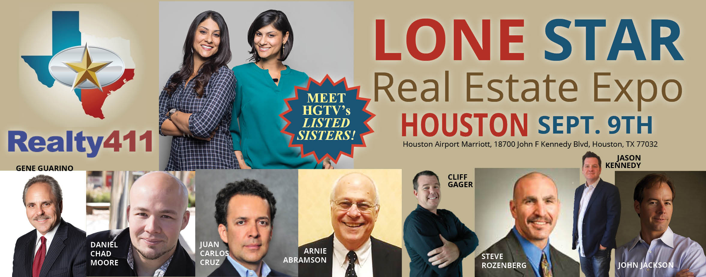 Lone Star Real Estate Expo – Houston – LEARN FROM HGTV’s LISTED SISTERS!