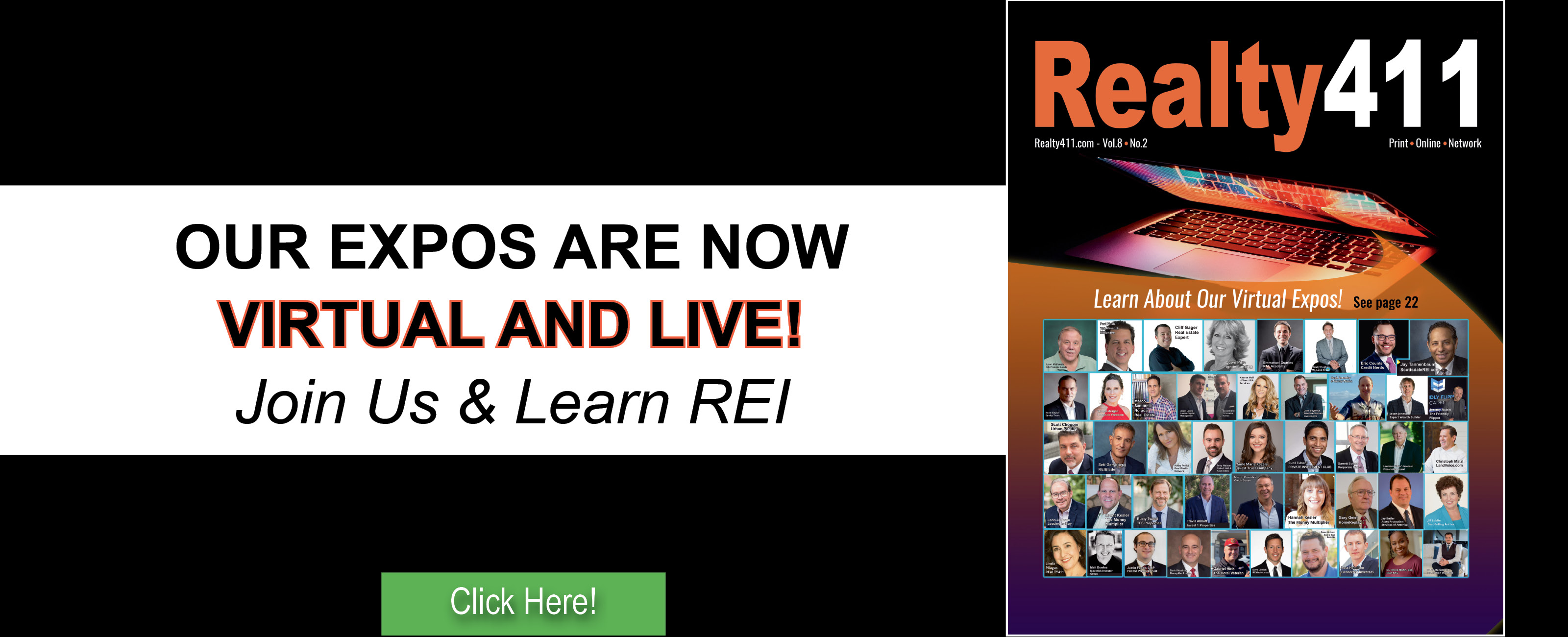 Realty411 Expo – Learn to Invest in Real Estate Virtually!